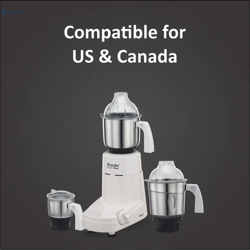 Preethi Eco Plus Mixer Grinder 110V USA & Canada Use – SuperCom Online ...