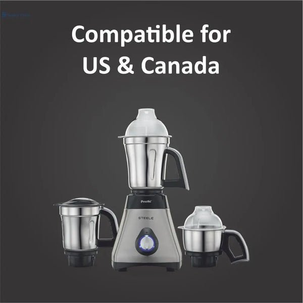 Preethi Steele Mixer Grinder 110V – USA & Canada Use – SuperCom Online ...